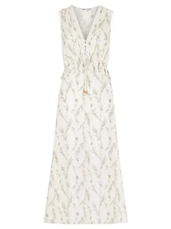 Veronica Beard Floral-print Cotton And Silk-blend Maxi Dress - No