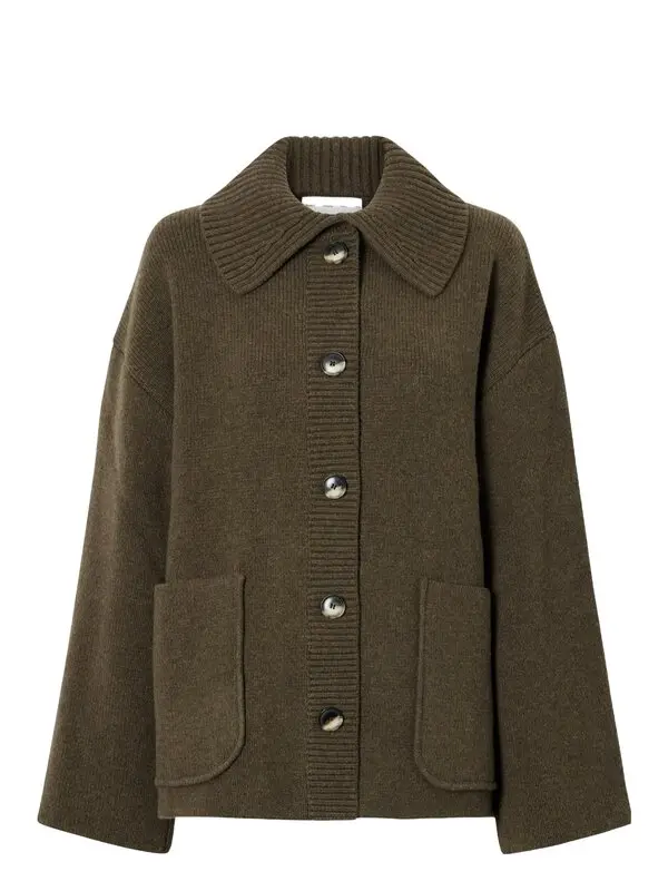 Proenza Schouler Merino Wool Jacket - Green
