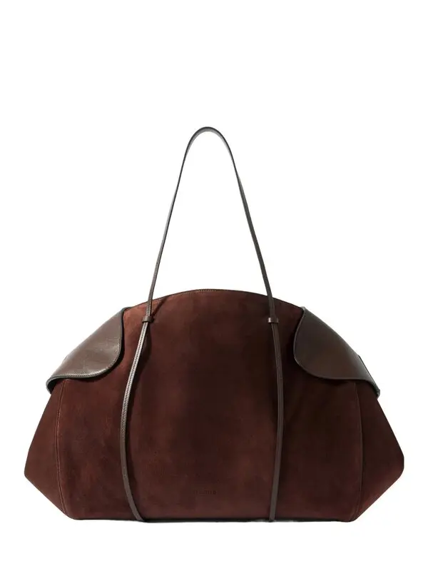NEOUS Berenices Suede And Leather Shoulder Bag - No