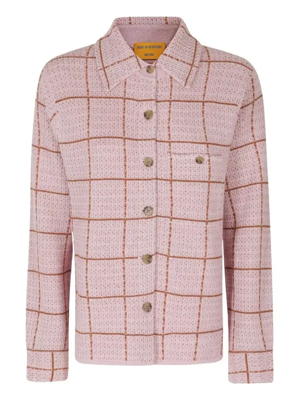 Guest In Residence Dylan Plaid Shirt - Pink
