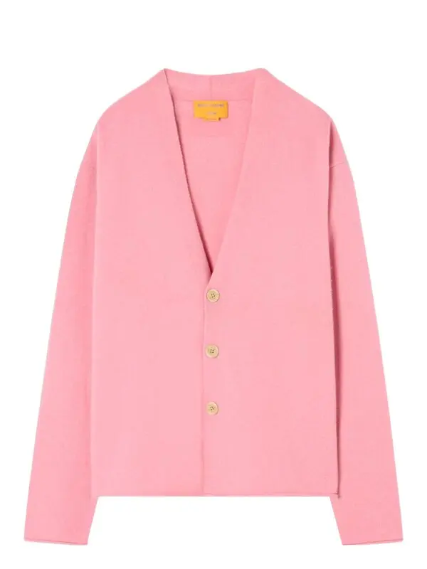 Guest In Residence Long-sleeve Cardigan - Pink