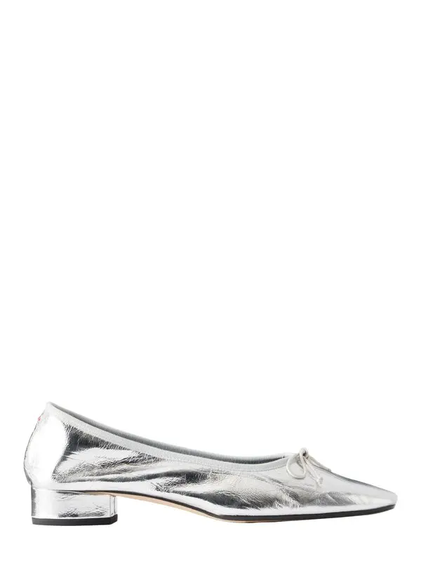 AeydĒ Crinkled Leather Pumps - Metallic