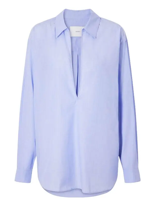SSSTEIN Skipper Cotton Shirt - Blue