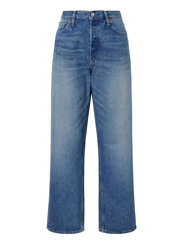 SSSTEIN High-rise Wide-leg Jeans - Blue