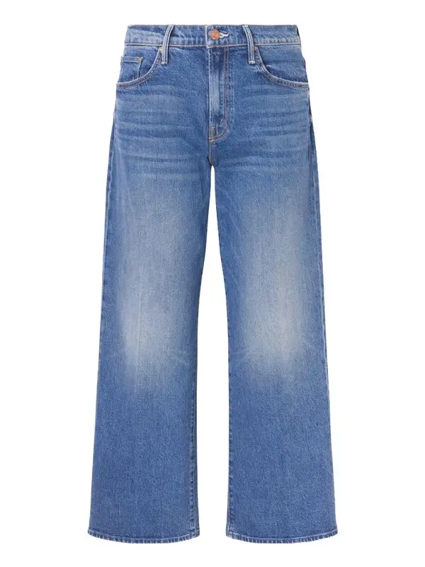 MOTHER Flood Wide-leg Jeans - Blue