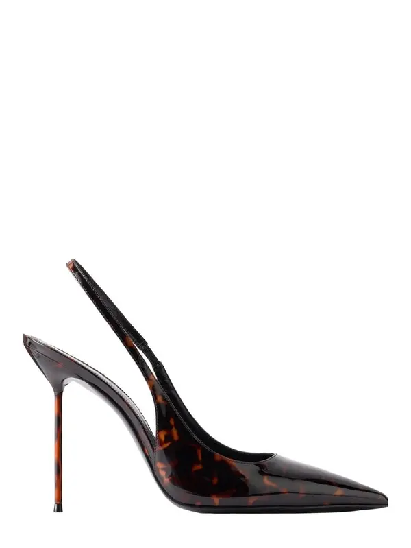 Paris Texas Patent-leather Slingback Pumps - Black