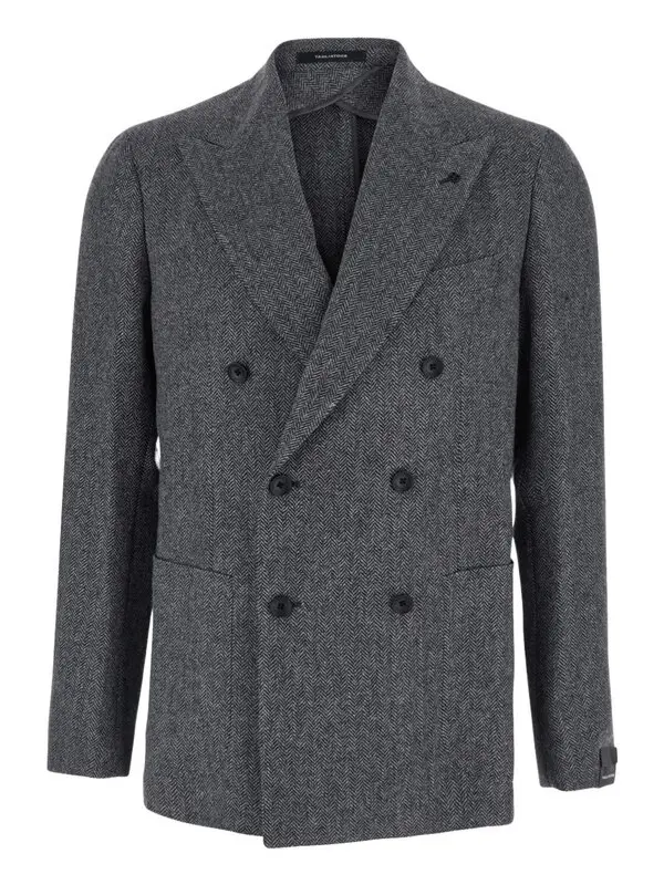 Tagliatore Double-breasted Blazer - Grey