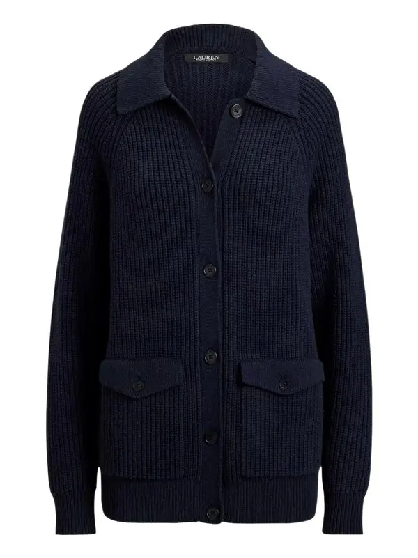 Ralph Lauren Wool Knit Cardigan - Blue