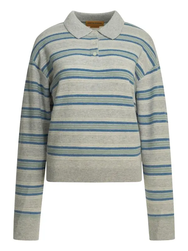 Guest In Residence Long-sleeved Sweater - Lightblue
