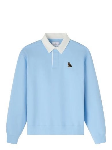 OVO Classic Rugby Polo Shirt - Light Blue