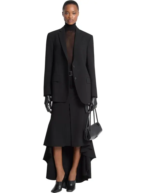Michael Kors Wool Serge Blazer - Black