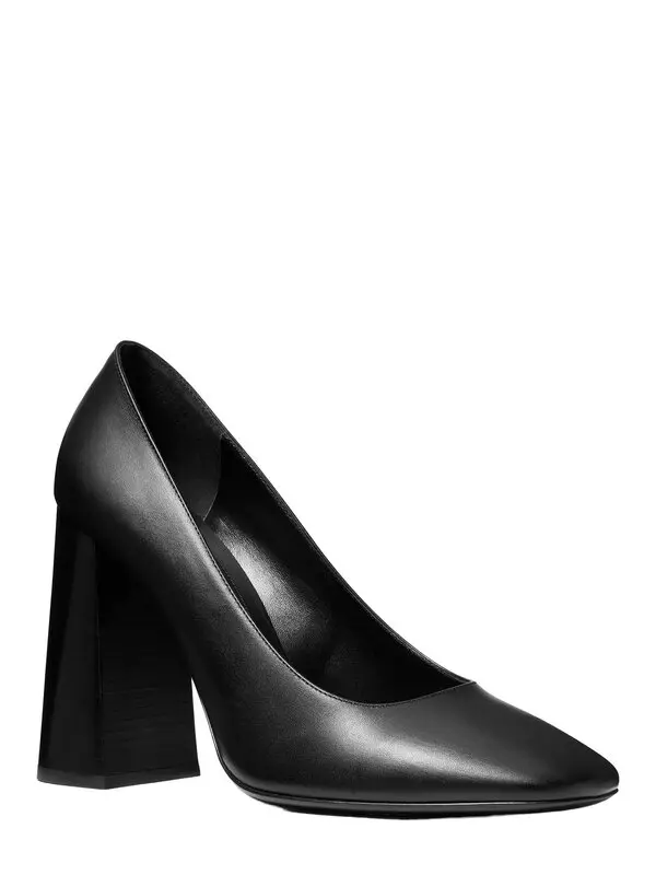 Michael Kors Anna Leather Pumps - Black