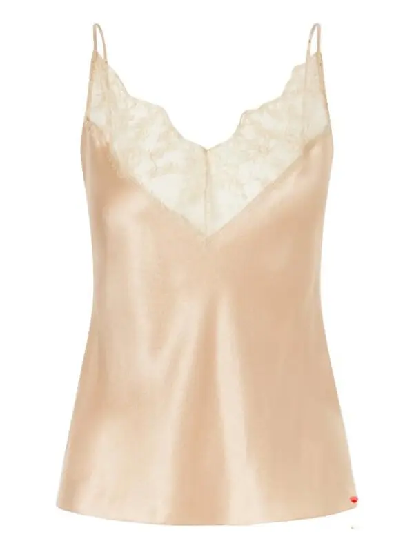 Carine Gilson Silk Camisole - Nude