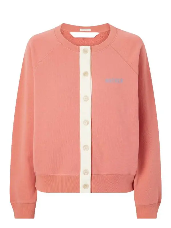 MOTHER Cotton Cardigan - Pink