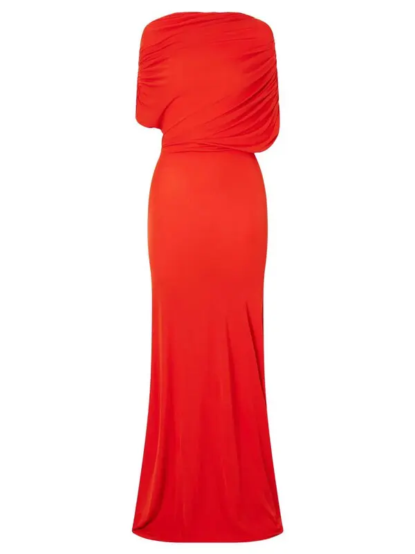 Alex Perry Simple Long Dress - Red