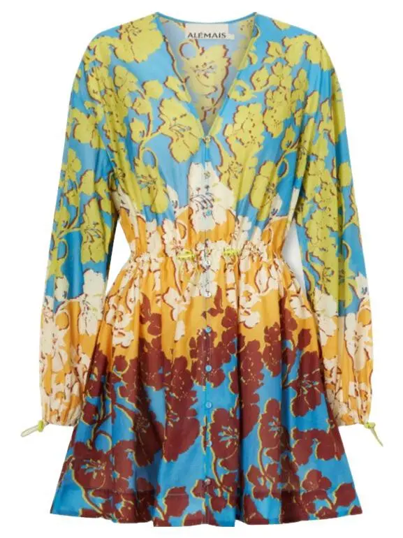 ALEMAIS Printed Dress - Multicolor
