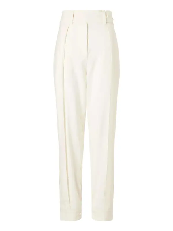 Sharon Wauchob Clio Belted Wool Straight-leg Pants - No
