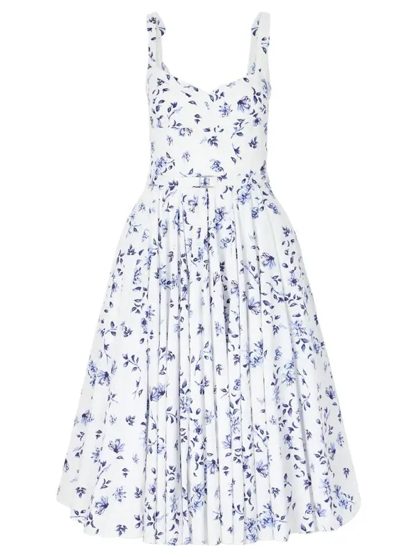 EMILIA WICKSTEAD Floral Print Midi Dress - No