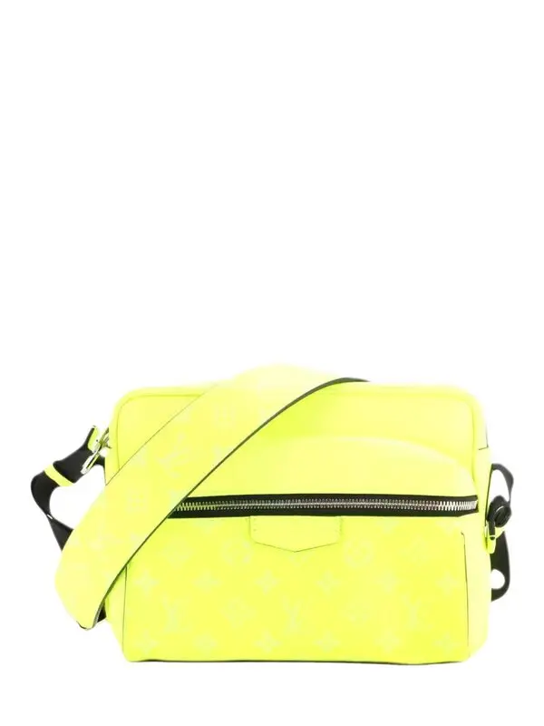 LOUIS VUITTON Outdoor Messenger Bag Monogram Taigarama Crossbody Bag - Yellow