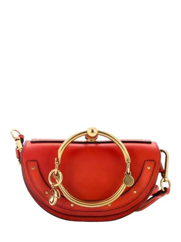 Chloé Leather Mini Crossbody Bag - Blue
