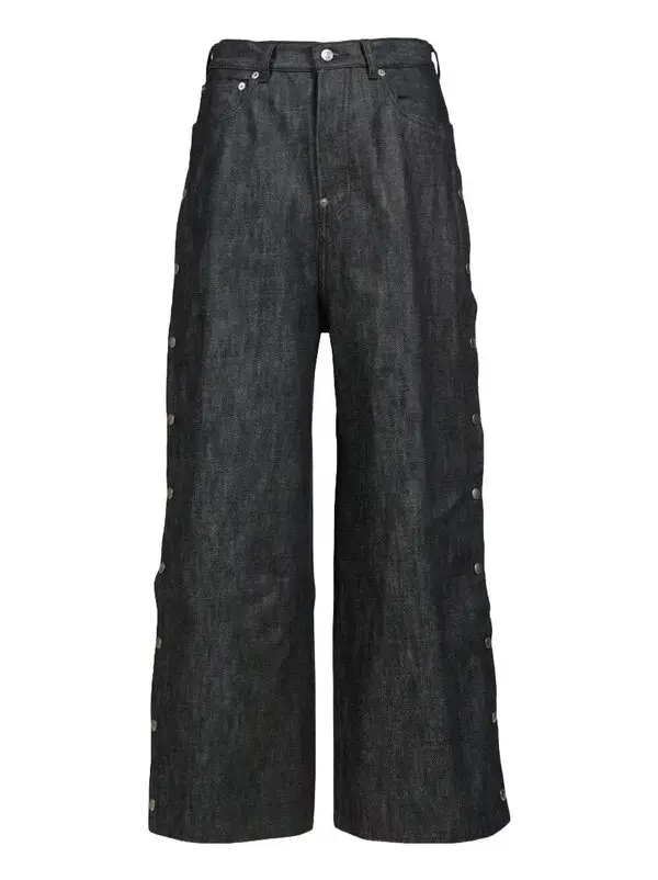 RIVET & HIDE Super Baggy Side-snap Jeans - Blue