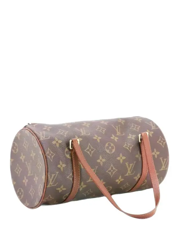 LOUIS VUITTON Papillon Handbag Monogram Canvas 26 Satchel - Brown