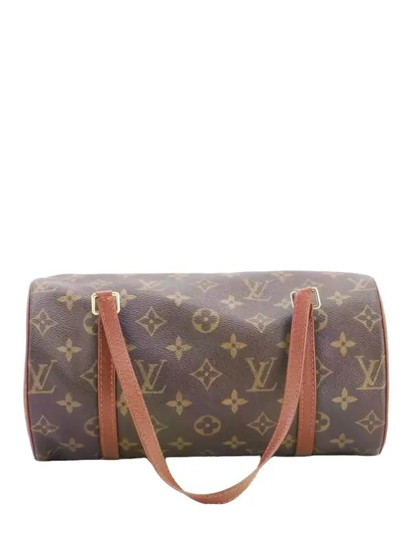 LOUIS VUITTON Monogram Canvas Papillon Handbag Satchel - Brown