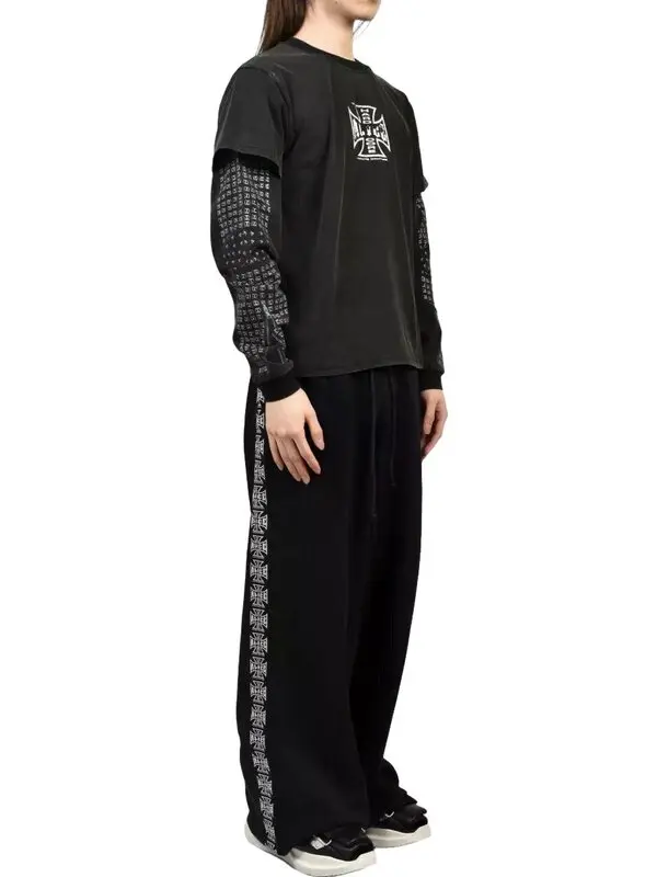 N.HOOLYWOOD Moto Logo-print T-shirt - Black