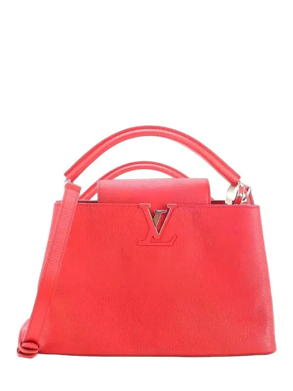 LOUIS VUITTON Leather Satchel - Red