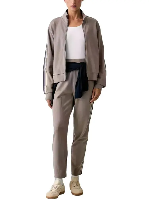 EA7 Logo-print Track Pants - Grey