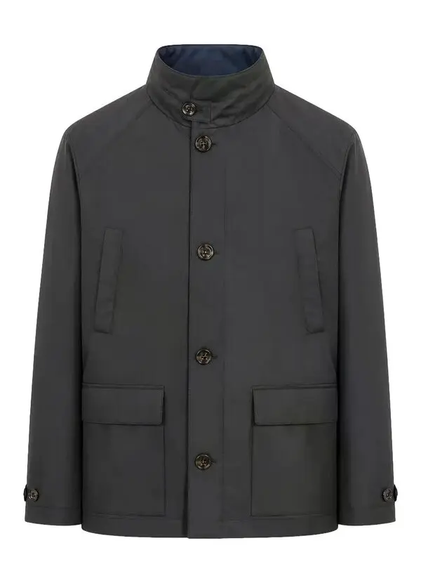 TOMBOLINI High-neck Jacket - Blue