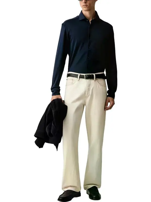 Paul & Shark Long-sleeve Button-down Shirt - Blue