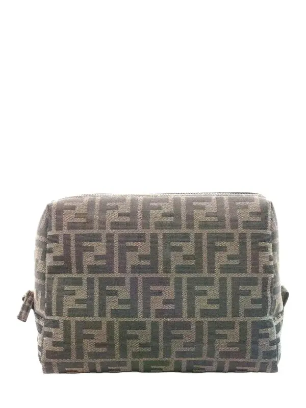 Fendi Zucca Vanity Bag - Brown