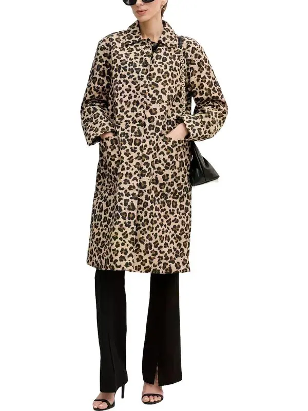 Sisley Leopard-print Jacket - Neutrals