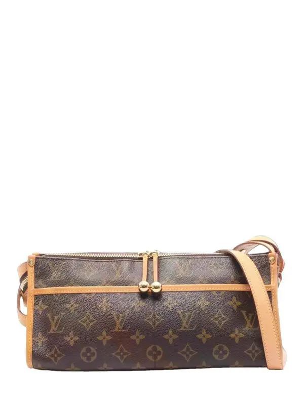 LOUIS VUITTON Popincourt Ron Monogram Shoulder Bag - Brown