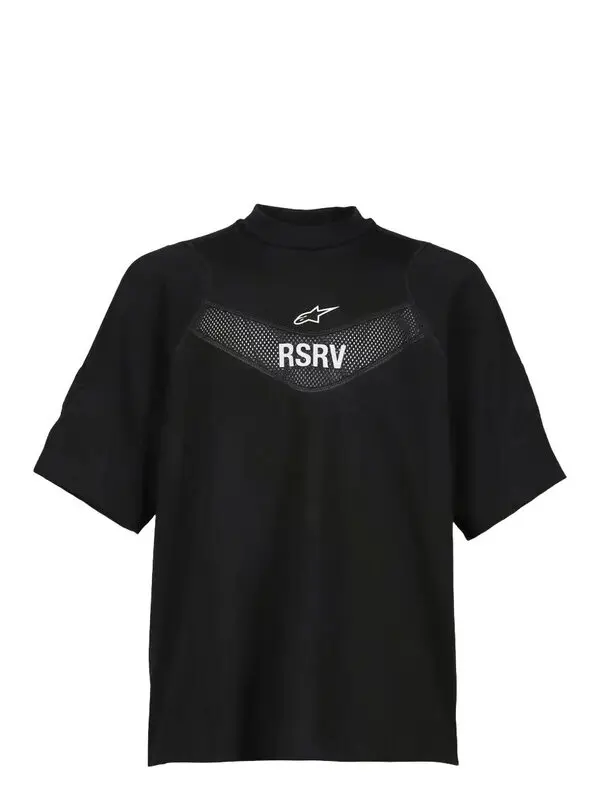ALPINESTARS Logo-print Mesh-panel T-shirt - Black