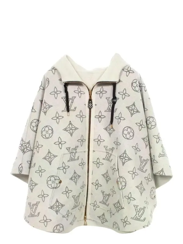 LOUIS VUITTON 2010s Monogram Mahina Cape - Neutrals