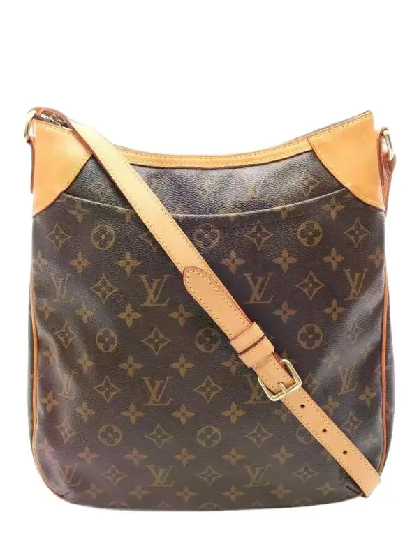 LOUIS VUITTON Monogram Odéon Shoulder Bag - Brown