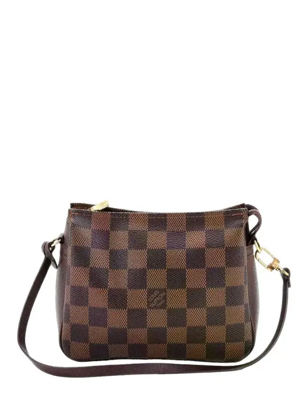 LOUIS VUITTON Damier Trousse Make Up Bag Pouch - Brown