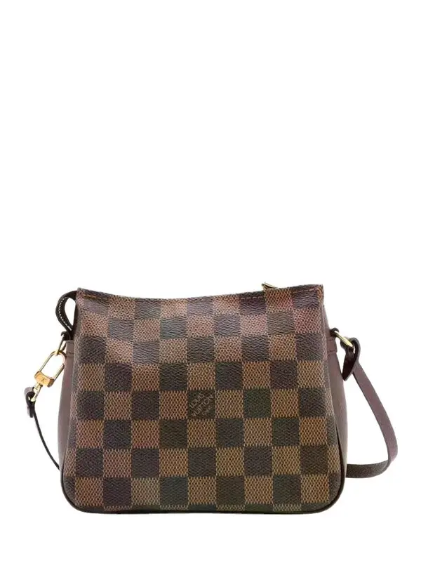 LOUIS VUITTON Damier Trousse Make Up Bag Pouch - Brown