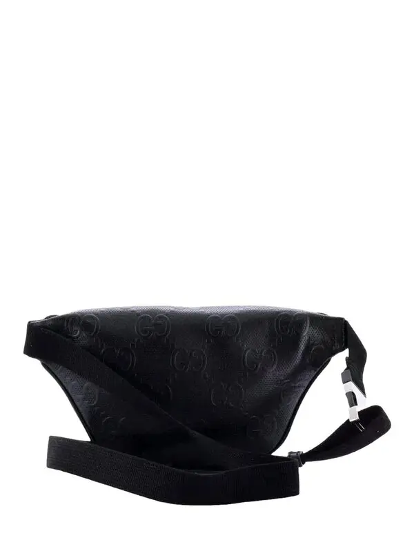 Gucci Gg Embossed Belt Bag - Black