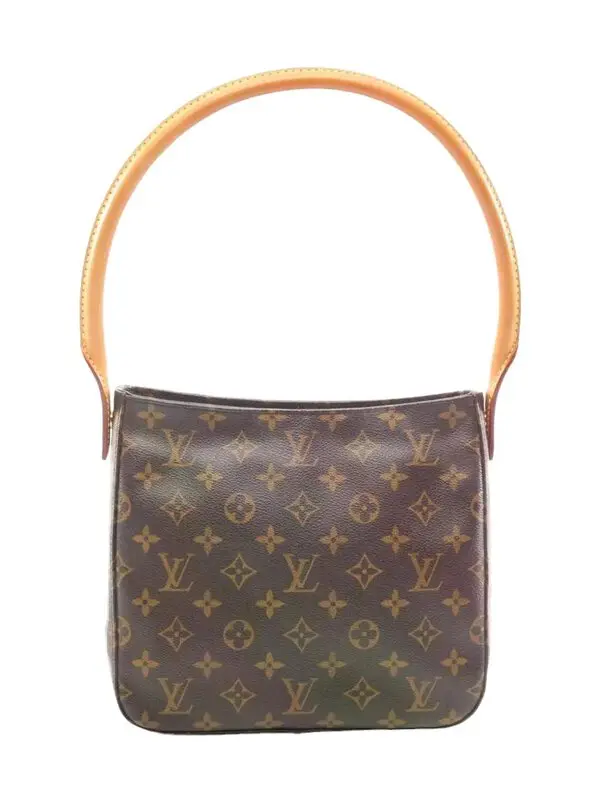 LOUIS VUITTON Looping Monogram Canvas Tote Bag - Brown