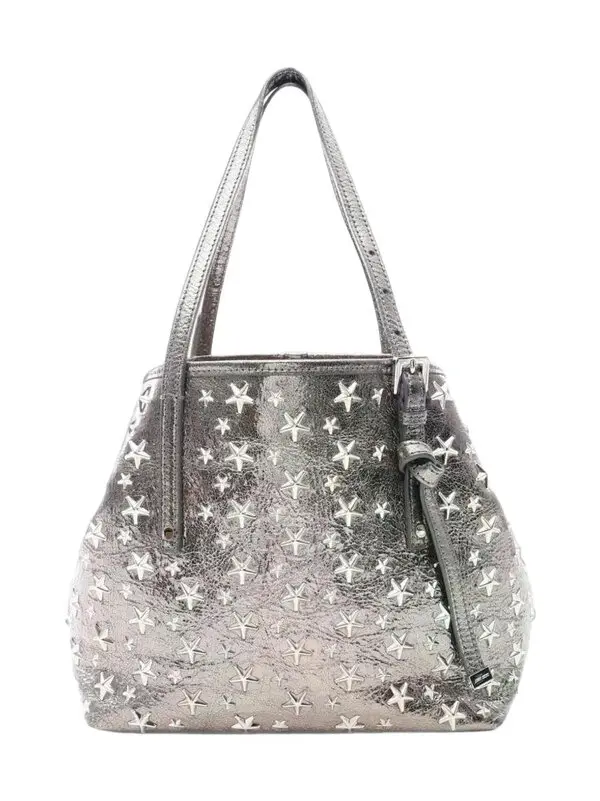JIMMY CHOO Star-studded Tote Bag - Silver