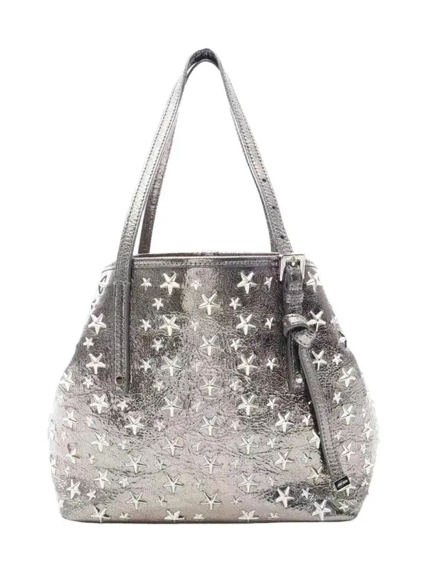 JIMMY CHOO Star-studded Tote Bag - Silver