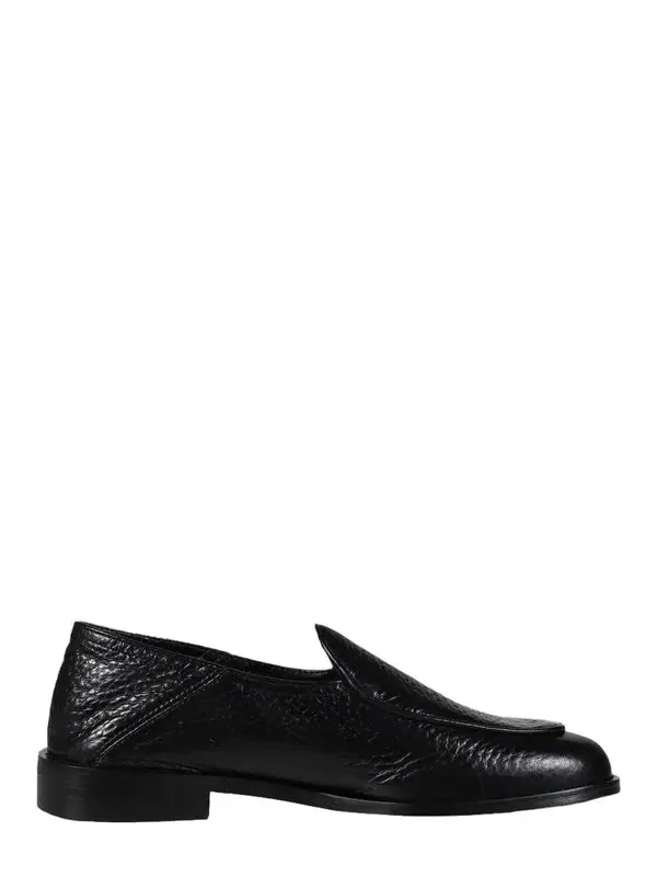 JACQUES SOLOVIÈRE PARIS Chris Collapsible-heel Leather Loafers - Black