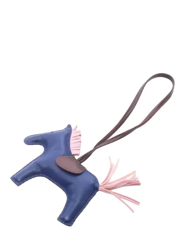 Hermès Mm Rodeo Bag Charm - Blue