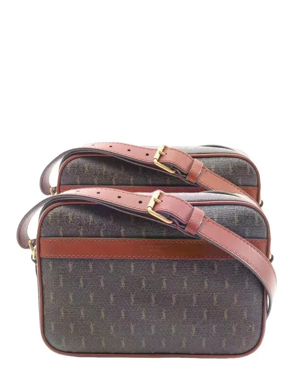 Saint Laurent Monogram Shoulder Bag - Brown