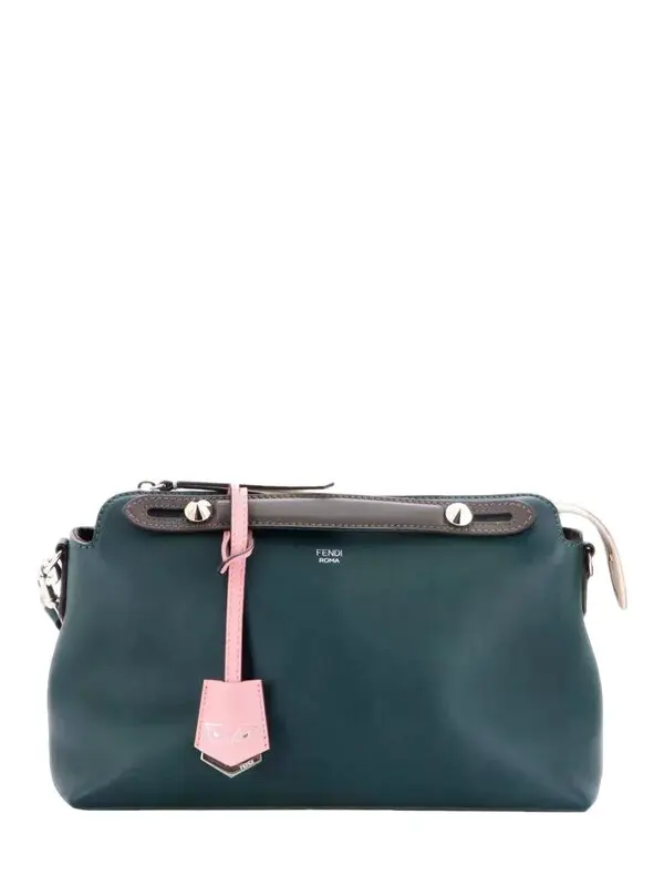Fendi Monster The Way Leather Small Satchel - Green