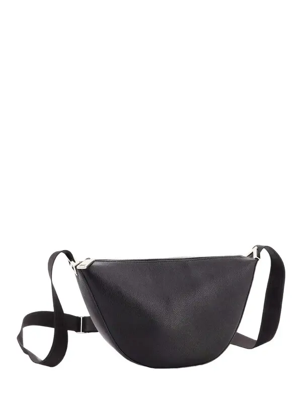 Fendi Melon Leather Small Shoulder Bag - Black