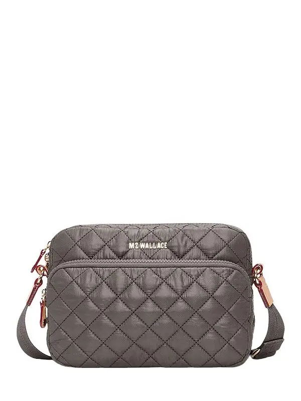 Mz Wallace Quilted Cross Body Camera Bag - Walnut